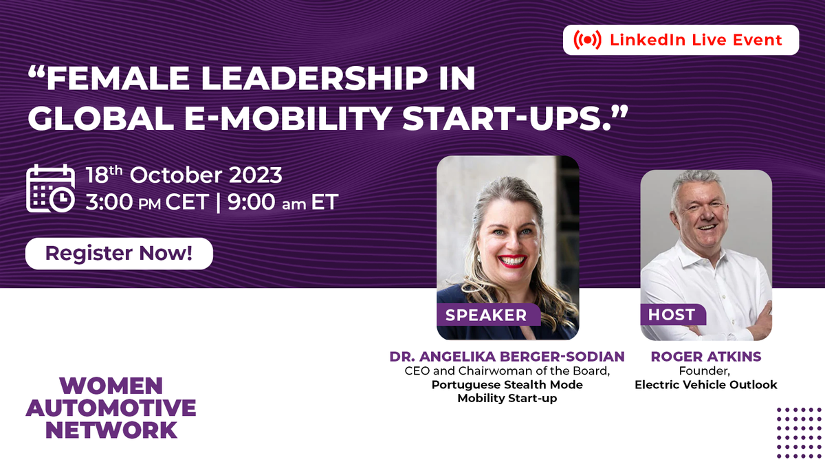 Female Leadership in Global E-Mobility Start-Ups – Women Automotive Network