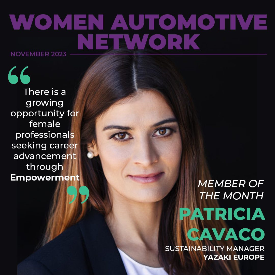 November Member of the month Patrícia Cavaco, Sustainability Manager a ...
